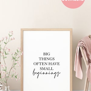 Quote Printable Wall Art, Inspirational Poster, Entrepreneur Gift ...