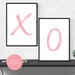 XO Printable Wall Art, X and O Print Set, Boss Babe Wall Decor, Girl ...