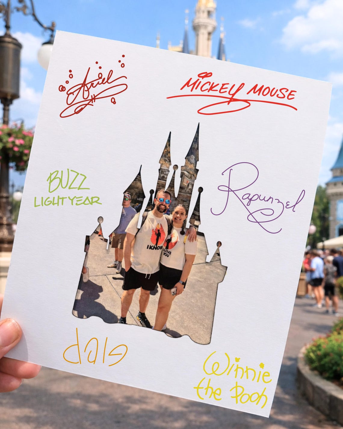Disney Autograph Photo Mat for Character Signatures | Disney Vacation ...