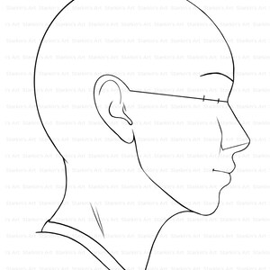 FACE SHAPES COLORING coloring Pages Coloring Book Procreate - Etsy