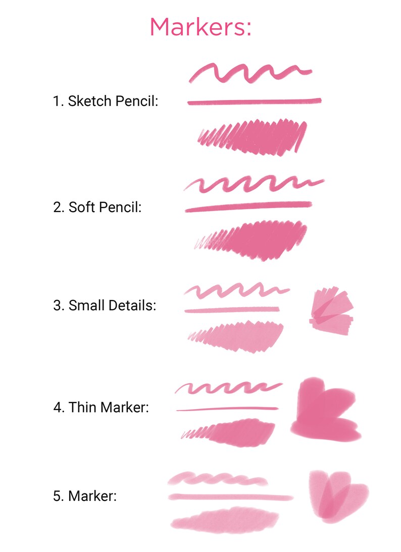 Copik Markers for Procreate Procreate Brushes Procreate | Etsy