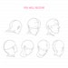 Croquis Face Templates, Fashion Design, Face Templates, Portrait ...