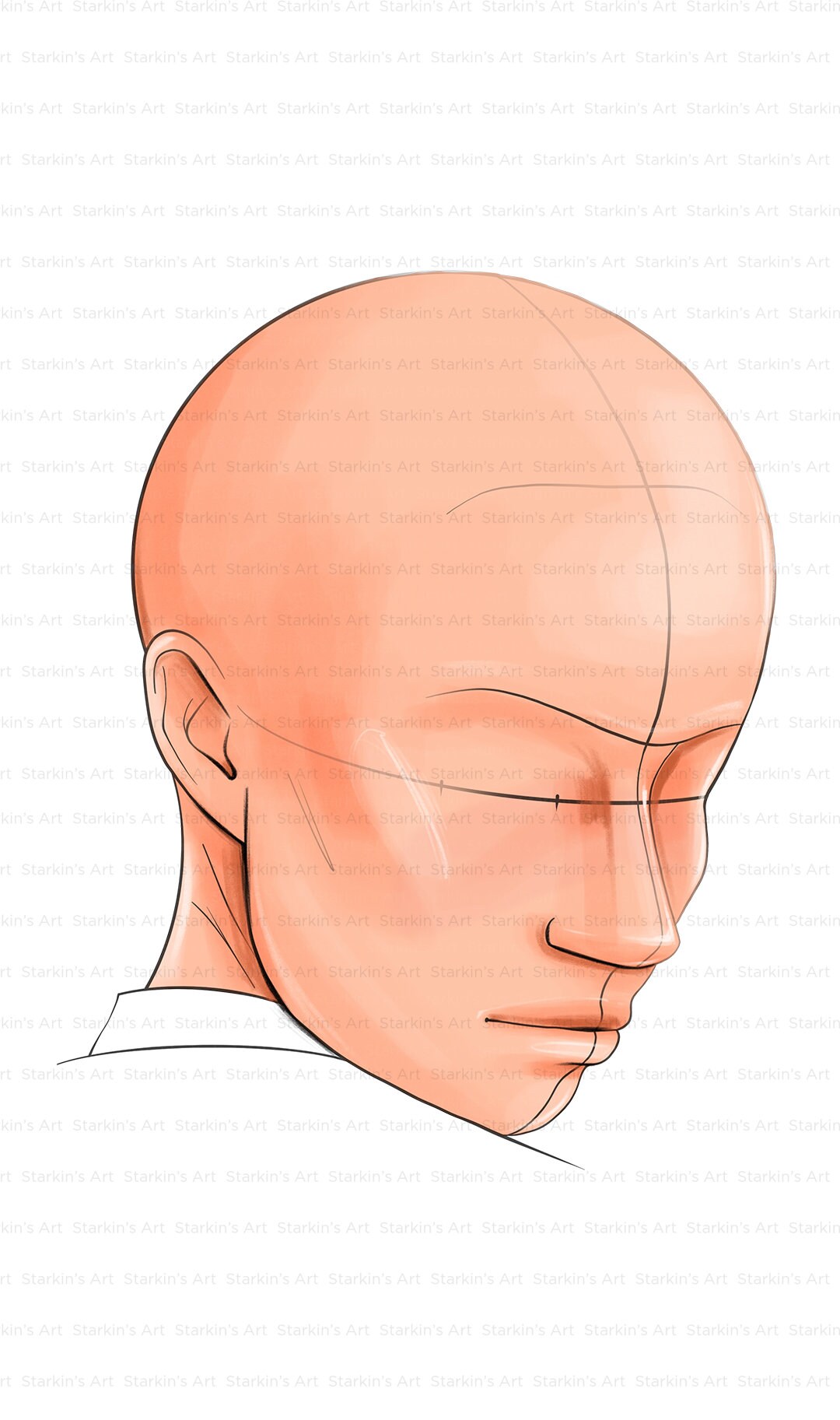 Croquis Face Templates Fashion Design Face Templates - Etsy