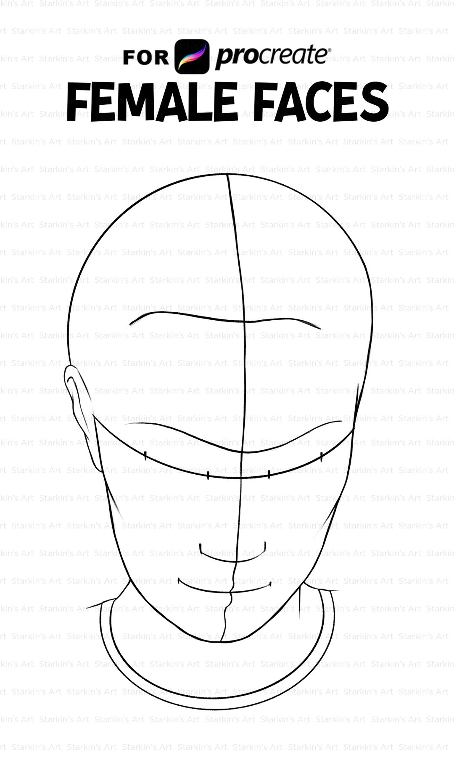 Procreate Body Stamps Procreate Female Figures Stamp - Etsy