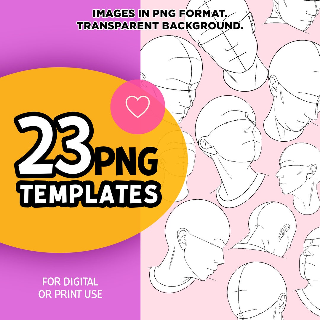 Croquis Face Templates, Fashion Design, Face Templates, Portrait ...