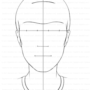 FACE SHAPES COLORING coloring Pages Coloring Book Procreate - Etsy