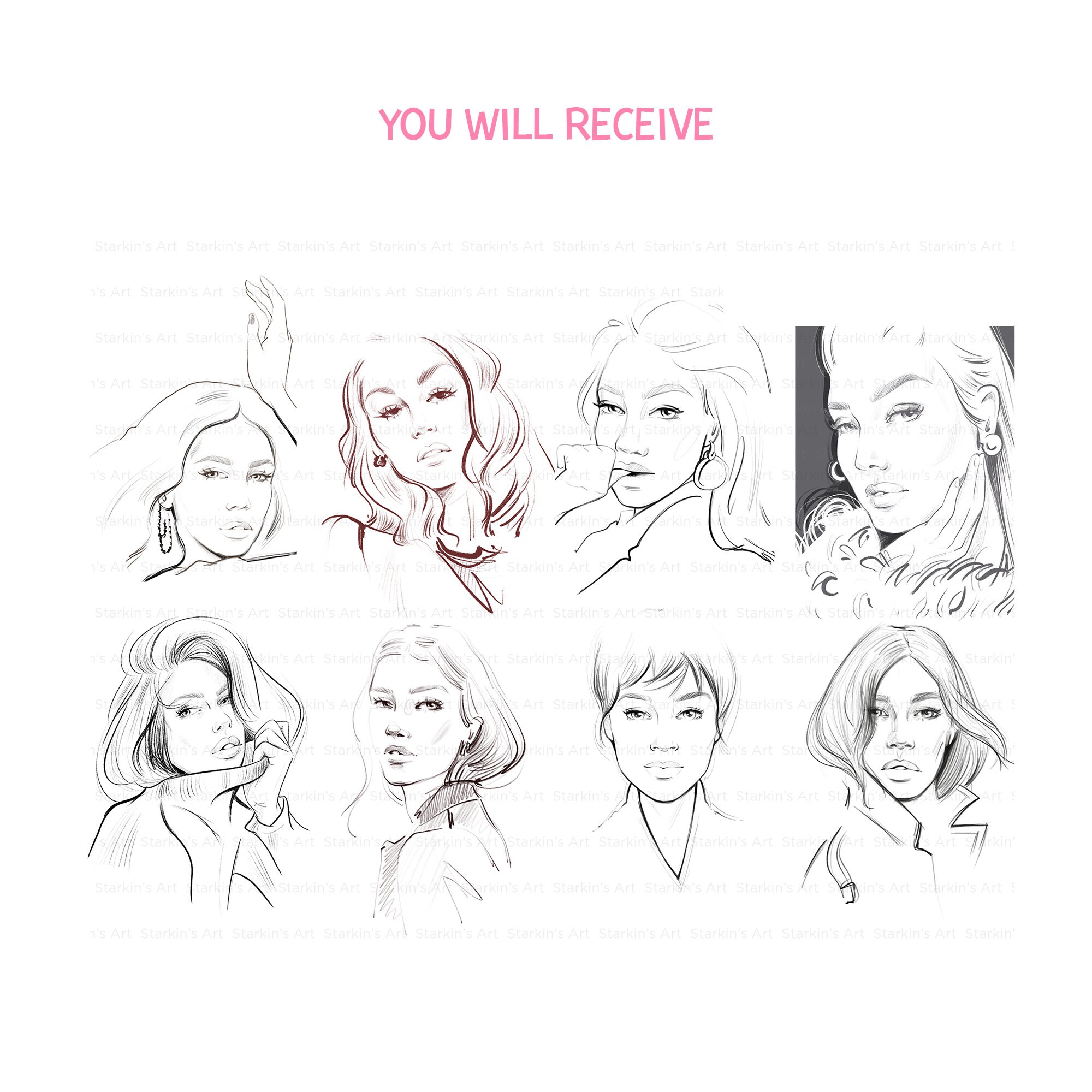 BIG BUNDLE COLORING coloring Book Fashion Coloring Book - Etsy