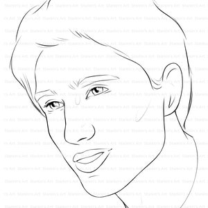 Photoshop Stamp Brushes - European Male Faces - Etsy
