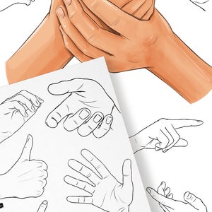 HAND COLORING BOOK coloring Pages Coloring Book Procreate - Etsy