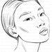 Asian Female Face Templates Png Asian Girl Asian Woman - Etsy