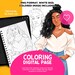 Black Girl Coloring, Digital Coloring Book Procreate, Fashion ...