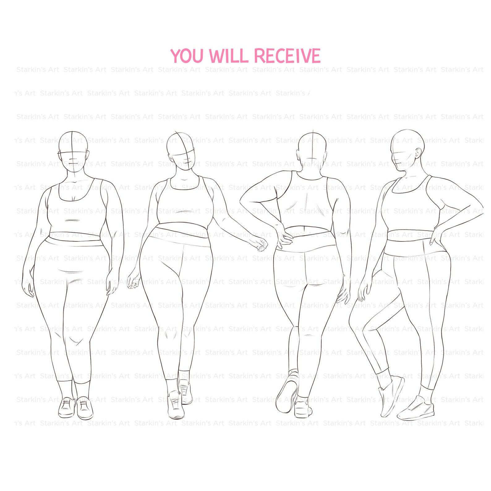 Photoshop Curvy Body Stamps, Photoshop Stamps, Photoshop Brushes, Body ...