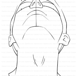 Male Face Templates, Templates Download, Croquis Templates, Croquis ...