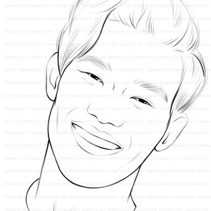 ASIAN MALE FACES templates Png asian Men Portraits - Etsy