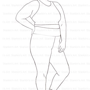 Plus Size Women, Templates, Curvy Woman Templates, Body Templates ...