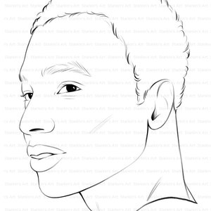 Black Male Faces, Coloring Pages, Coloring Books, Adult Coloring Pages ...