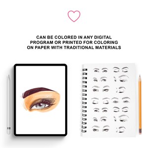 Eyes Coloring Book, Adult Coloring Book, Adult Coloring Pages, Coloring ...