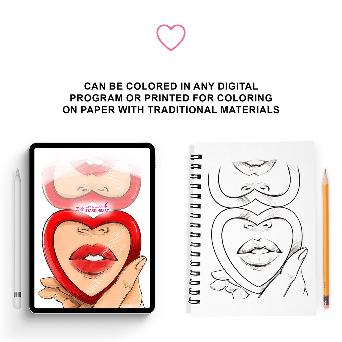 FASHION ILLUSTRATION digital Coloring Book Procreate - Etsy