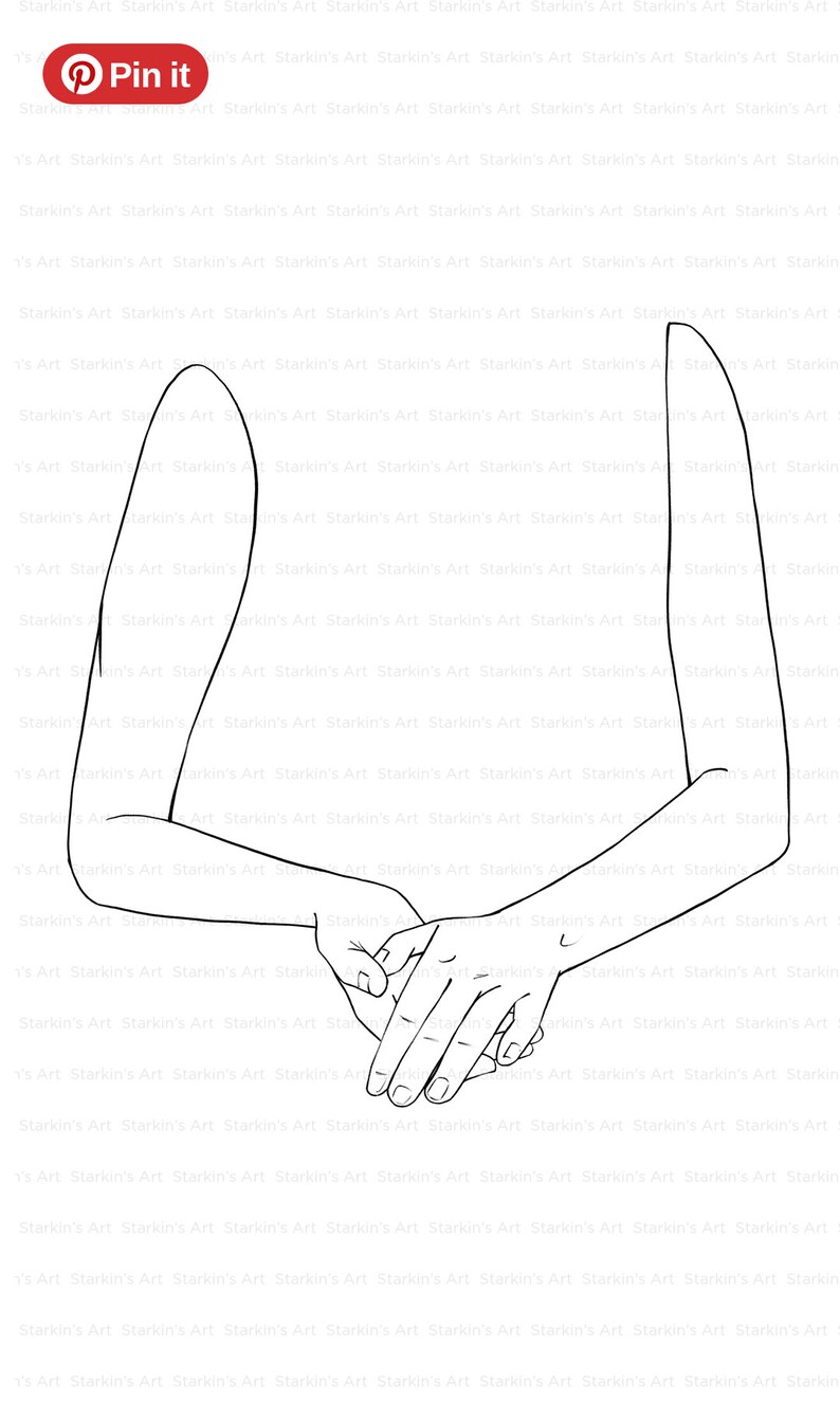 FEMALE HANDS COLORING coloring Page Coloring Book Hands - Etsy