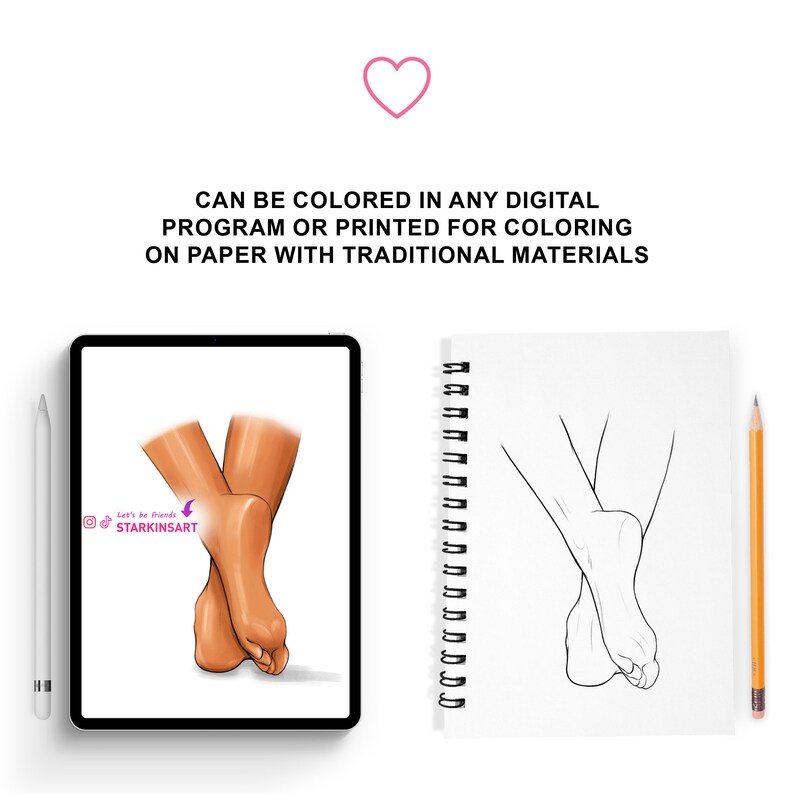 FEET COLORING PAGES coloring Pages Coloring Book Coloring - Etsy