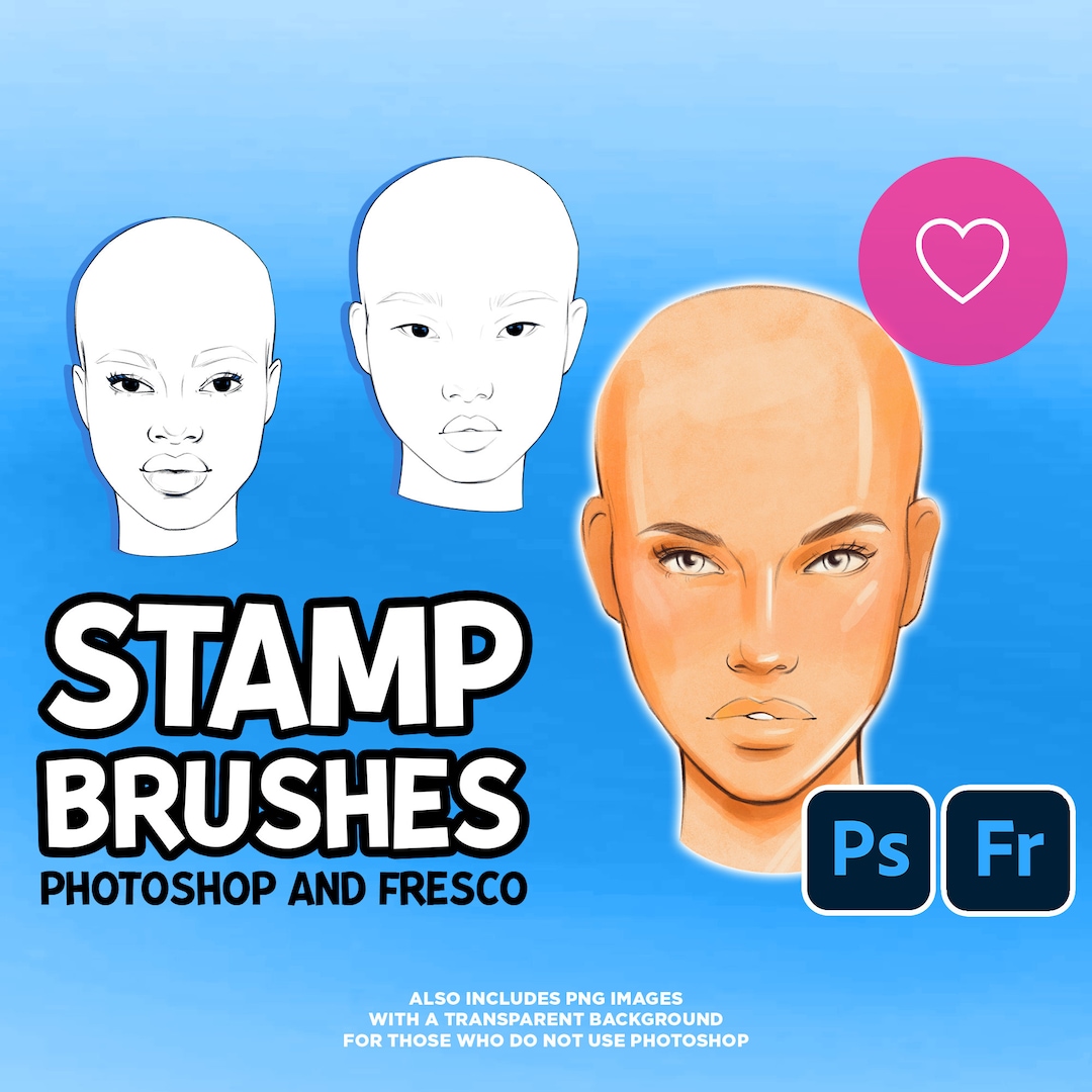 Photoshop Face Templates, Photoshop Face Stamps, Photoshop Face Brushes ...