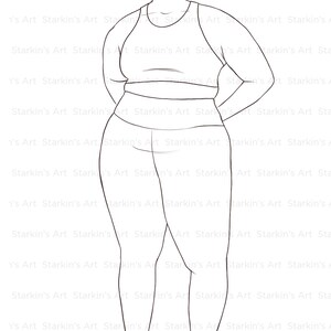 Plus Size Women, Templates, Curvy Woman Templates, Body Templates ...