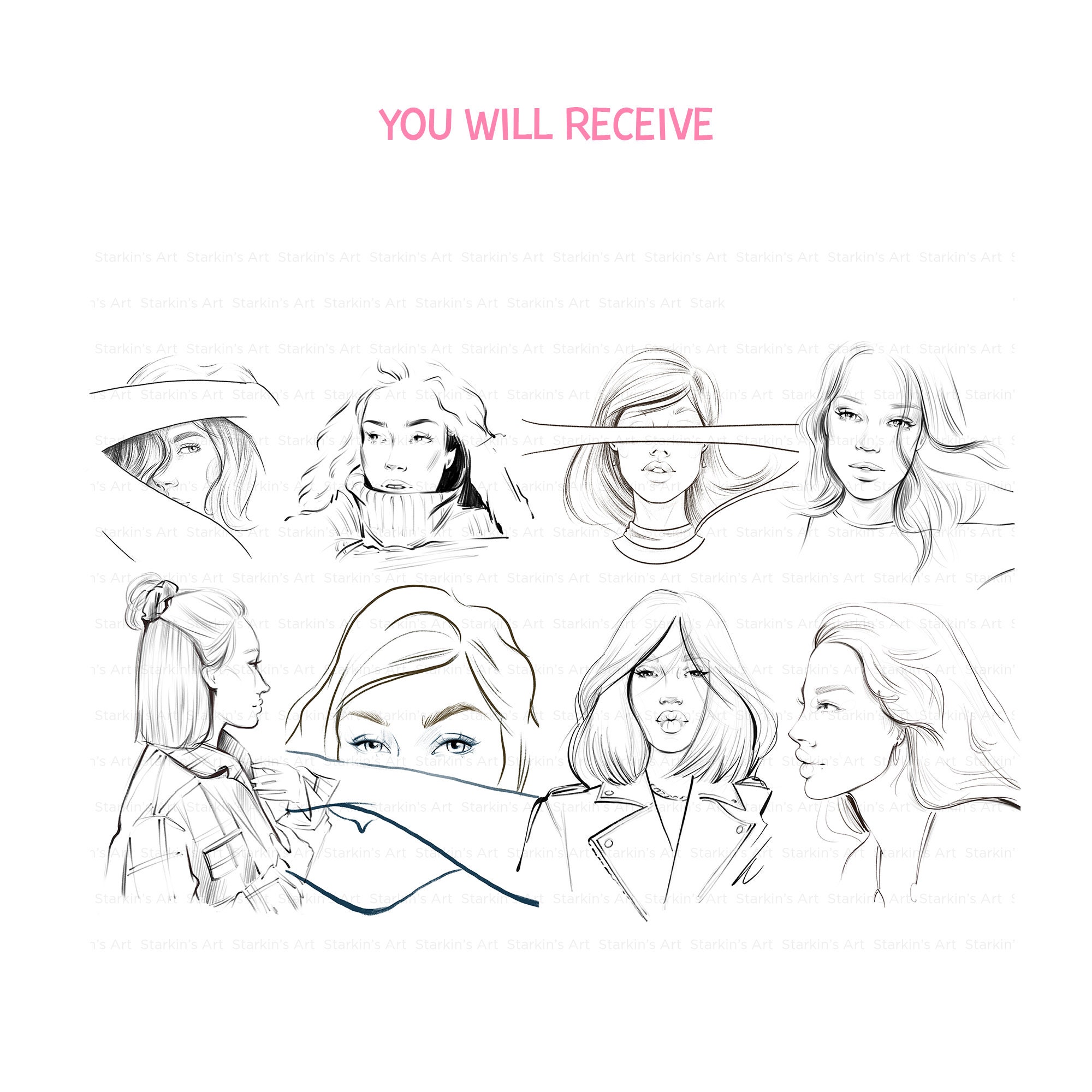 BIG BUNDLE COLORING coloring Book Fashion Coloring Book - Etsy