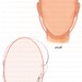 Face Stamps Png Face Shapes Stamp Head Templates Drawing - Etsy