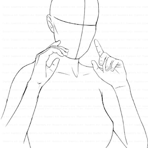 Procreate Body Stamps, Procreate Figure Brushes, Female Fashion Poses ...