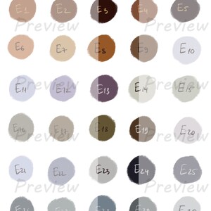 Procreate Eyes Colors Palette, Eyes Palette for Procreate, Procreate ...