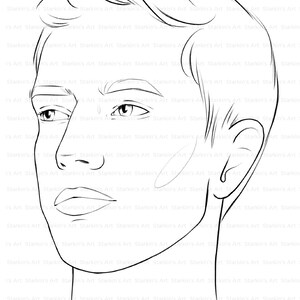 Photoshop Stamp Brushes - European Male Faces - Etsy