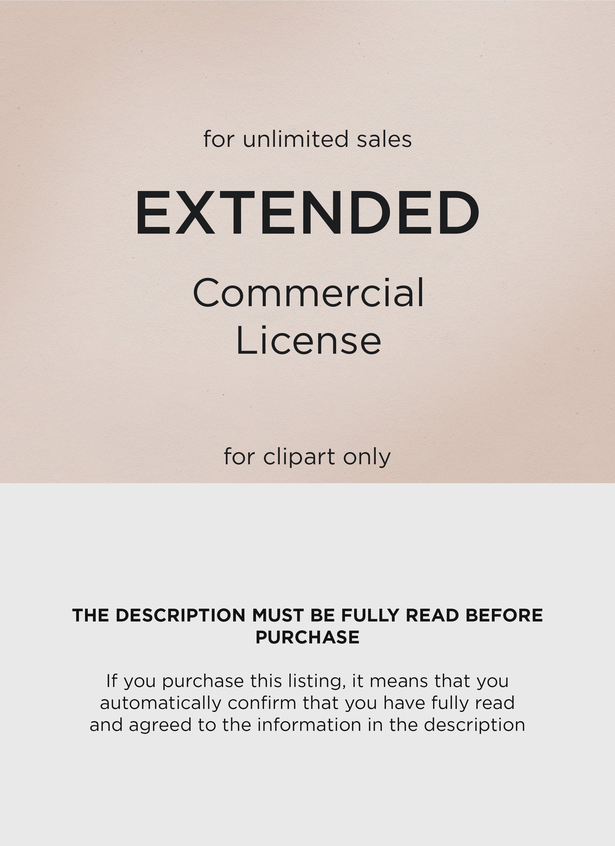 The Extended Commercial License for Unlimited Clipart Sales - Etsy