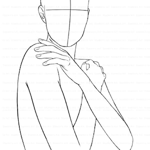 Procreate Body Stamps, Procreate Figure Brushes, Female Fashion Poses ...