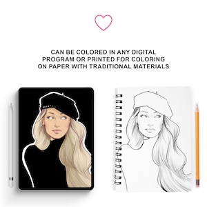 COLORING DIGITAL PAGE #coloring Pages, Coloring Book, Procreate ...