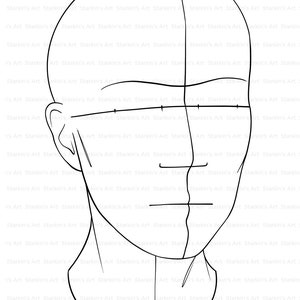 Head Shapes Coloring, Coloring Pages, Coloring Book, Procreate Coloring ...