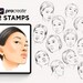 Procreate Face Stamps, Procreate Stamps, Procreate Face, Procreate Face ...