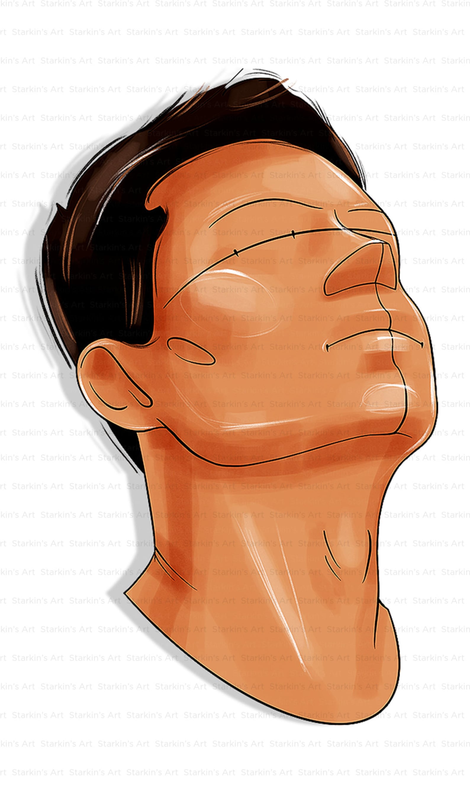 Male Faces Procreate Stamps Procreate Brushes Face Stamp - Etsy