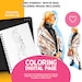 FASHION COLORING PAGE coloring Page, Fashion Illustration, Adult ...