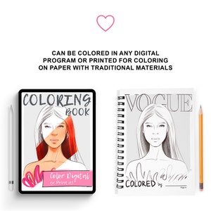 FASHION COLORING BOOK #fashion Illustration, Coloring Page, Coloring ...