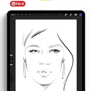 PROCREATE FASHION COLORING #coloring Pages, Adult Coloring Book ...