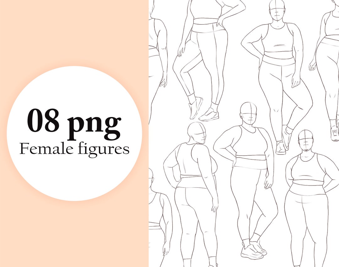 Plus Size Women, Templates, Curvy Woman Templates, Body Templates ...