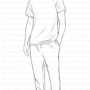Croquis Body Template: Procreate Stamp Brushes (23 PNG) - Etsy Australia