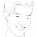 Asian Male Faces Coloring Page Coloring Book Adult - Etsy