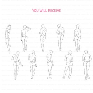 Female Body Templates, Fashion Figure Templates, Fashion Design Body ...