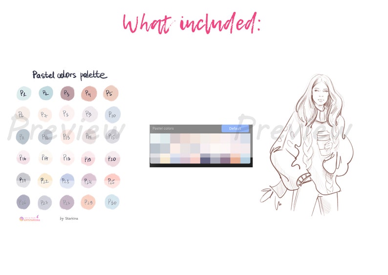 Procreate Pastel Colors Palette Procreate Swatches Procreate Etsy
