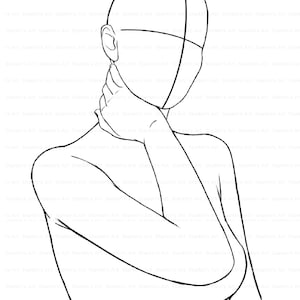 Procreate Body Stamps, Procreate Figure Brushes, Female Fashion Poses ...