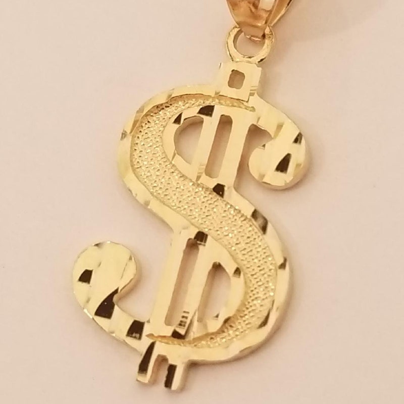 Gold Dollar Sign Chain - Etsy