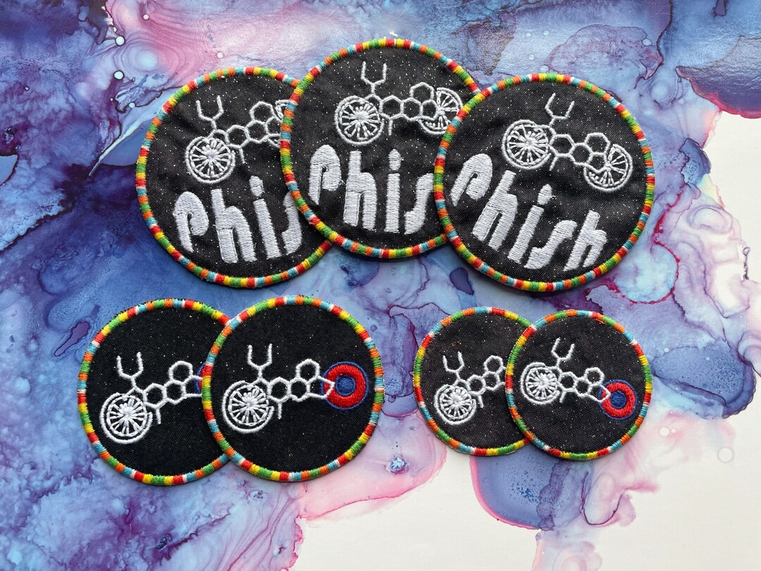 Phish Patch- Phish LSD Molecular Structure Bicycle- Iron On- Phish ...