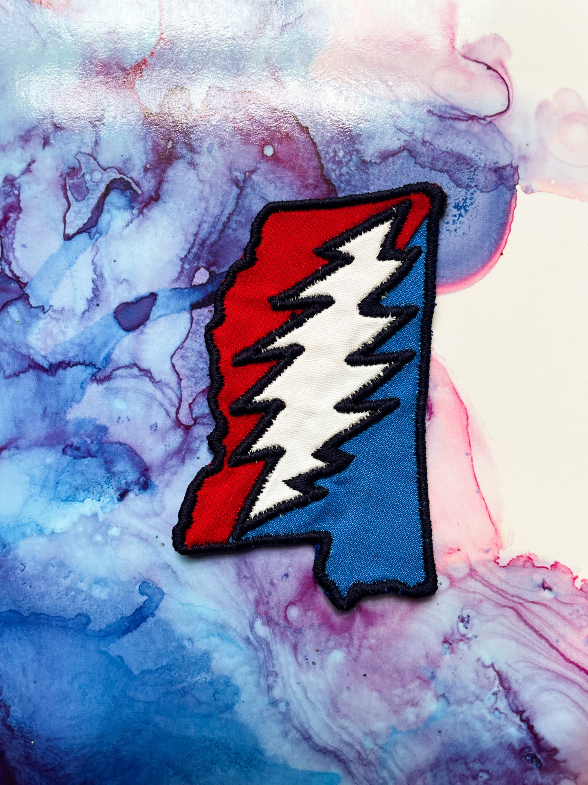 Grateful Dead Mississippi State Bolt Patch 3.5 - Etsy