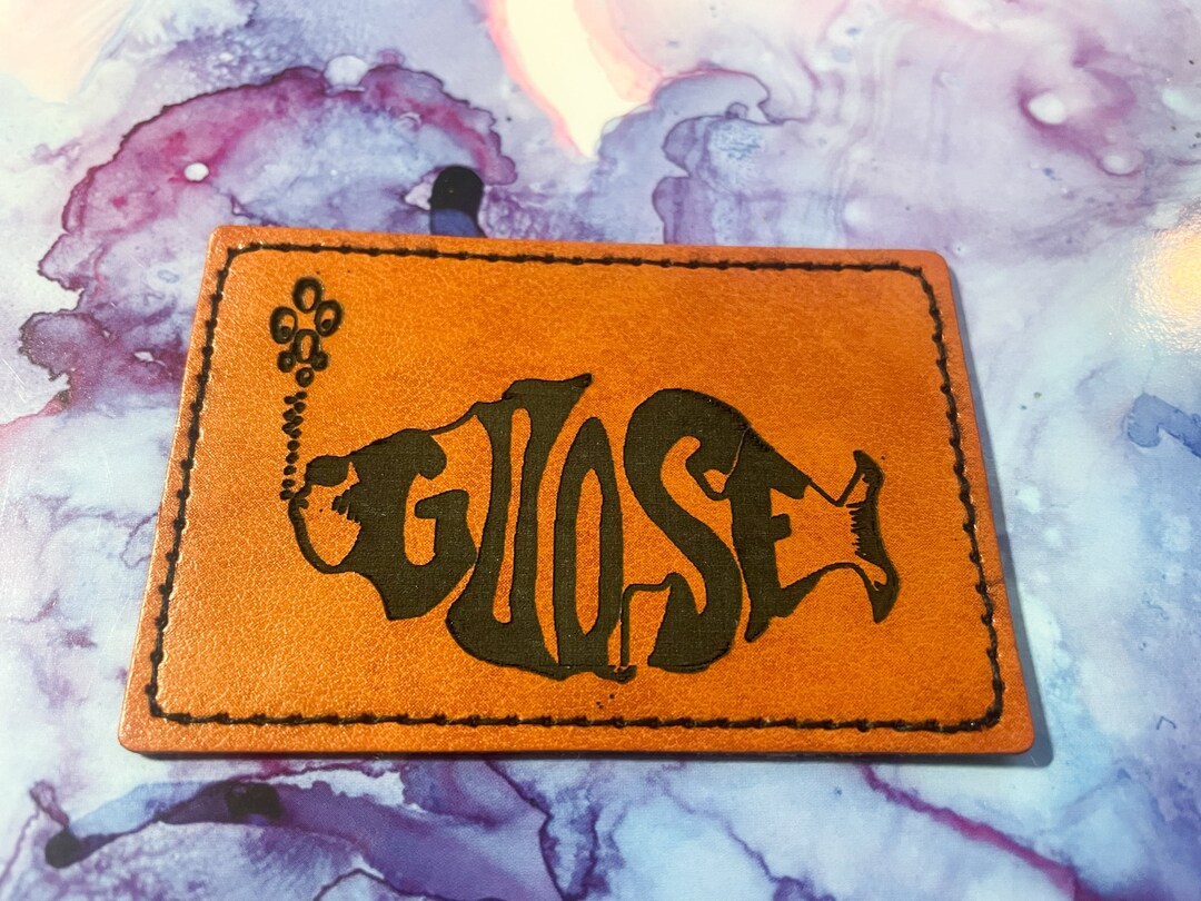 Goose Band Patch 3 Leather Patch Phish Inspired Iron On Handmade Patch ...